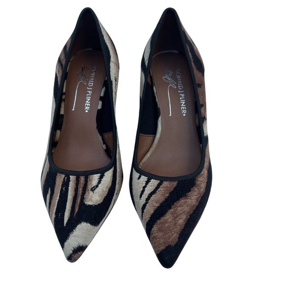 Donald J. Pliner | Shoes | Donald J Pliner Roza Nwot Tiger Print ...